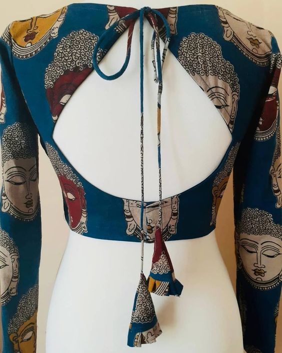 15+ Latest Blouse Designs Backside With Images 2022 - Trabeauli
