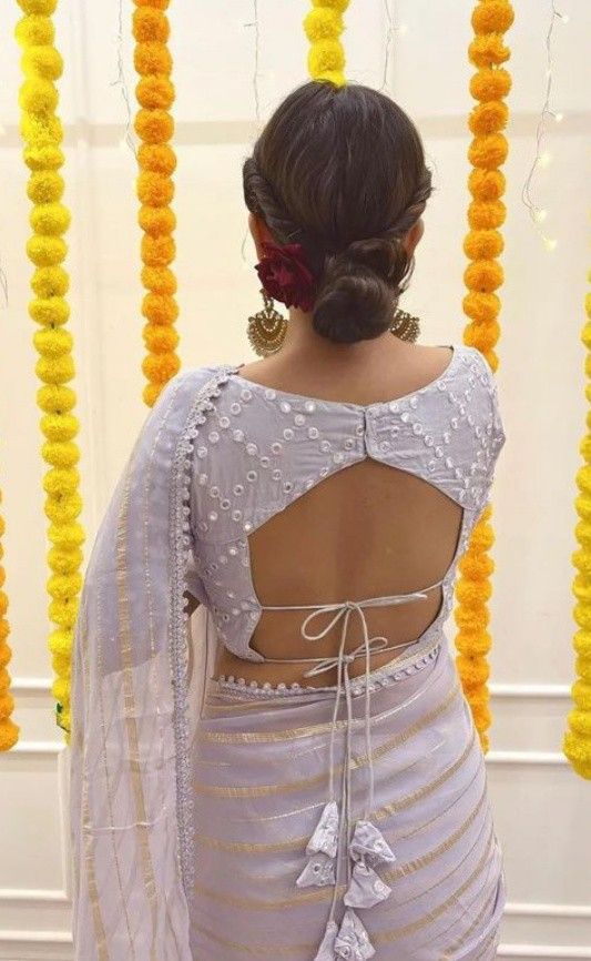 13 Stunning Back Neck Blouse Designs to Elevate Your Wardrobe - Beauty ...